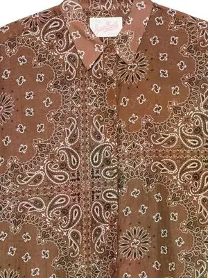MC2 SAINT BARTH Bandana Print Cotton Shirt