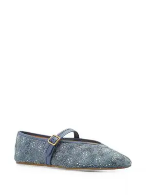 COACH Sequin-embellished Ballet Flats