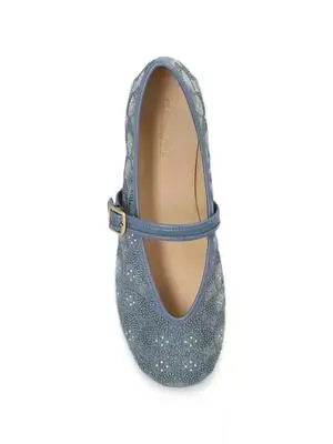 COACH Sequin-embellished Ballet Flats
