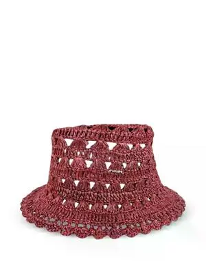 TWINSET Crochet Knit Bucket Hat