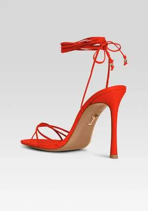 Retrofete Lucia Strappy High Heel Sandals - Geranium