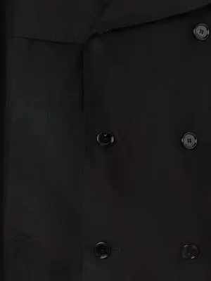 Burberry Cropped Tropical Gabardine Leadenham Trench Coat