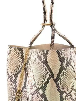 Chloé Snakeskin-effect Leather Bucket Bag