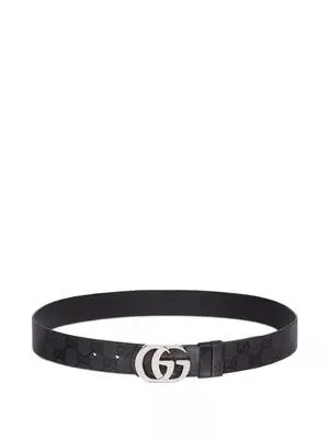 Gucci Double G Buckle Belt - Black