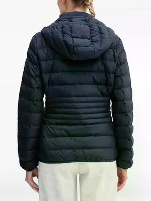 EA7 Quilted Hooded Jacket