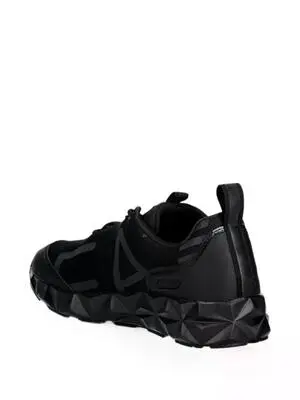 EA7 Logo-print Faceted Sole Sneakers