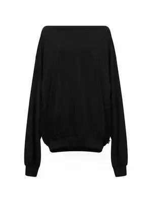 MAISON MARGIELA Long-sleeved Asymmetrical Top