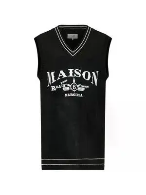MAISON MARGIELA Wool Knitted Dress - Black