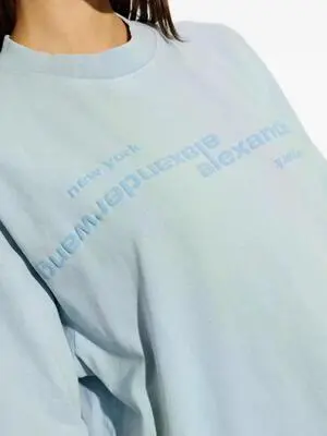 Alexander Wang Puff-print Logo T-shirt