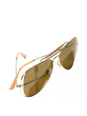 Dolce & Gabbana Tone Pilot Frame Sunglasses