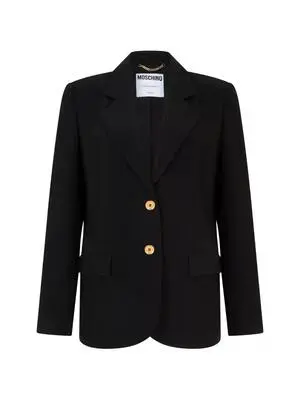 Moschino Button Notched Lapel Jacket