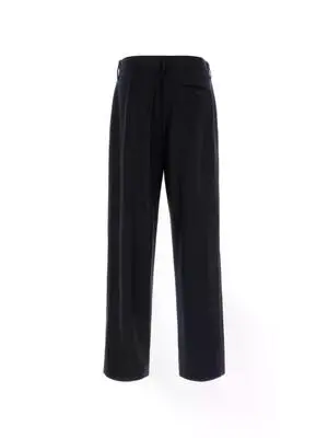 Emporio Armani Pleated Wool Trousers
