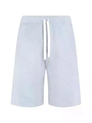 Fedeli Cotton Drawstring Waist Shorts - Blue