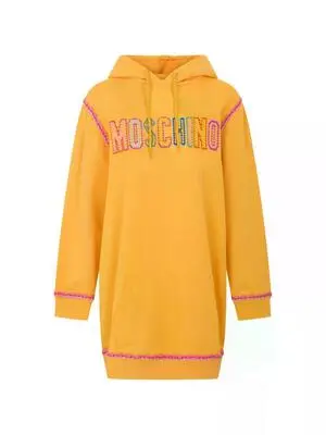 Moschino Embroidered Hooded Mini Dress