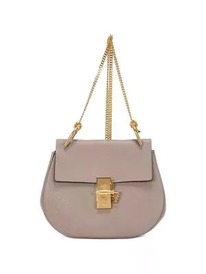 Chloé Drew Shoulder Bag - Grey