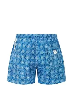 Fedeli Floral Print Swim Shorts