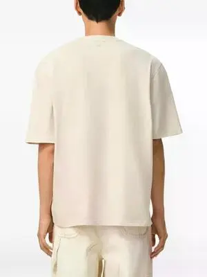 AMI Paris De Coeur Zigzag-embroidered T-shirt
