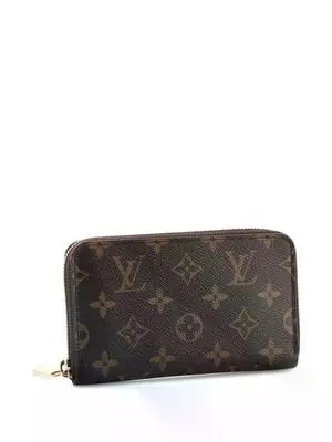 LOUIS VUITTON Zippy Compact Wallet Monogram Canvas Small Wallets