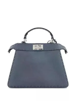Fendi Selleria Peekaboo Iseeu Leather Small Satchel