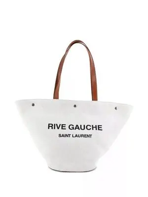 Saint Laurent Rive Gauche Trapezoid Tote Bag