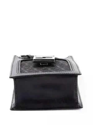 Fendi Zucca Canvas And Leather Shoulder Bag