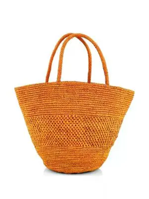 THE ROW Emilie Basket Bag Raffia Small Tote Bag