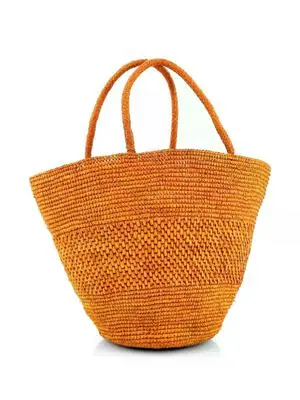 THE ROW Emilie Basket Bag Raffia Small Tote Bag