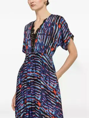 NISSA Midi Dress - Blue
