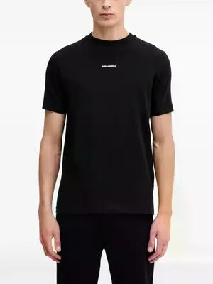 Karl Lagerfeld Logo-print Short-sleeve T-shirt - Black