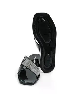 Karl Lagerfeld Ikon Nft Crystal-embellished Slides