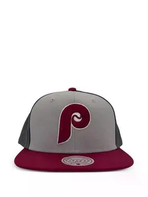 Mitchell & Ness Philadelphia Phillies Appliqué Cap - Grey