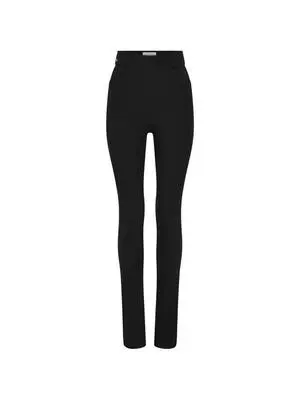 MARINE SERRE Tailored Slim-fit Pants - Black