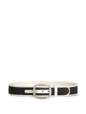 Dolce & Gabbana Logo Buckle Belt - Black