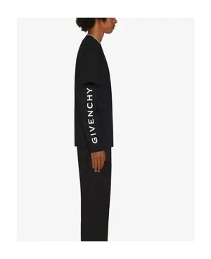 Givenchy 4g Embroidered Long-sleeved T-shirt