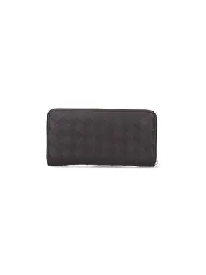 Bottega Veneta Intrecciato Zip Around Wallet
