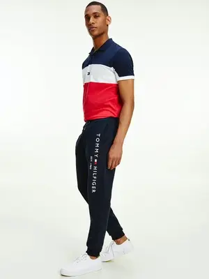 Tommy Hilfiger Logo-embroidered Drawstring Cotton Track Pants