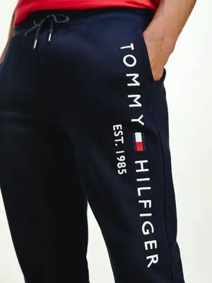 Tommy Hilfiger Logo-embroidered Drawstring Cotton Track Pants