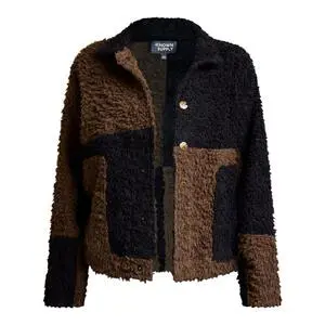 KNOWN SUPPLY Libby Sherpa Jacket - Black