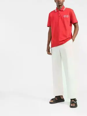 Valentino Garavani Embroidered Vlogo Polo Shirt
