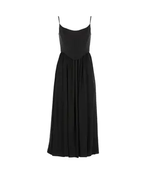 Zimmermann Pleated Flared Slip Dress