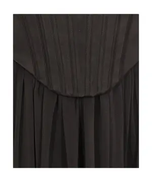 Zimmermann Pleated Flared Slip Dress