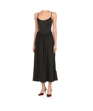 Zimmermann Pleated Flared Slip Dress