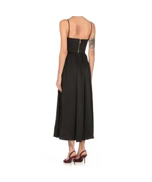 Zimmermann Pleated Flared Slip Dress