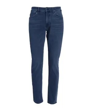 Hugo Boss Mid-rise Slim-fit Jeans - Blue