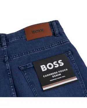 Hugo Boss Boss High Waist Straight-leg Jeans
