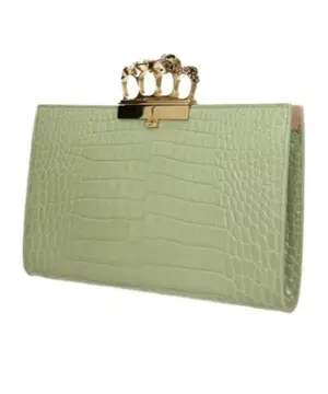 Alexander McQueen Four Ring Clutch