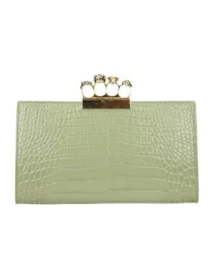 Alexander McQueen Four Ring Clutch
