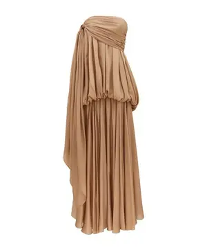 Zimmermann Alchemy Billow Maxi Dress - Champagne