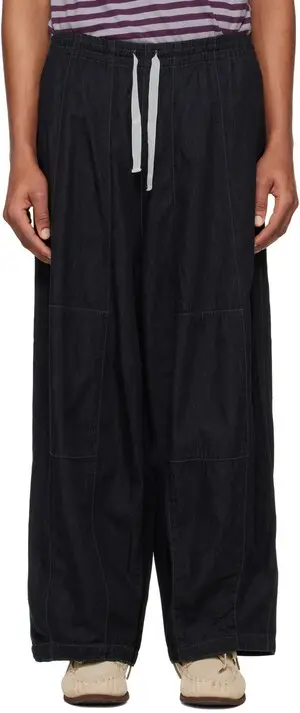 Needles Drawstring Wide-leg Trousers