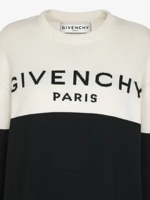 Givenchy Two Tone Logo Jumper